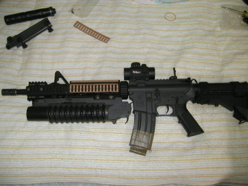 M4にMREというハンドガードを組み込んでみた