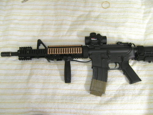 M4にMREというハンドガードを組み込んでみた