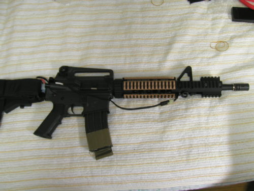 M4にMREというハンドガードを組み込んでみた