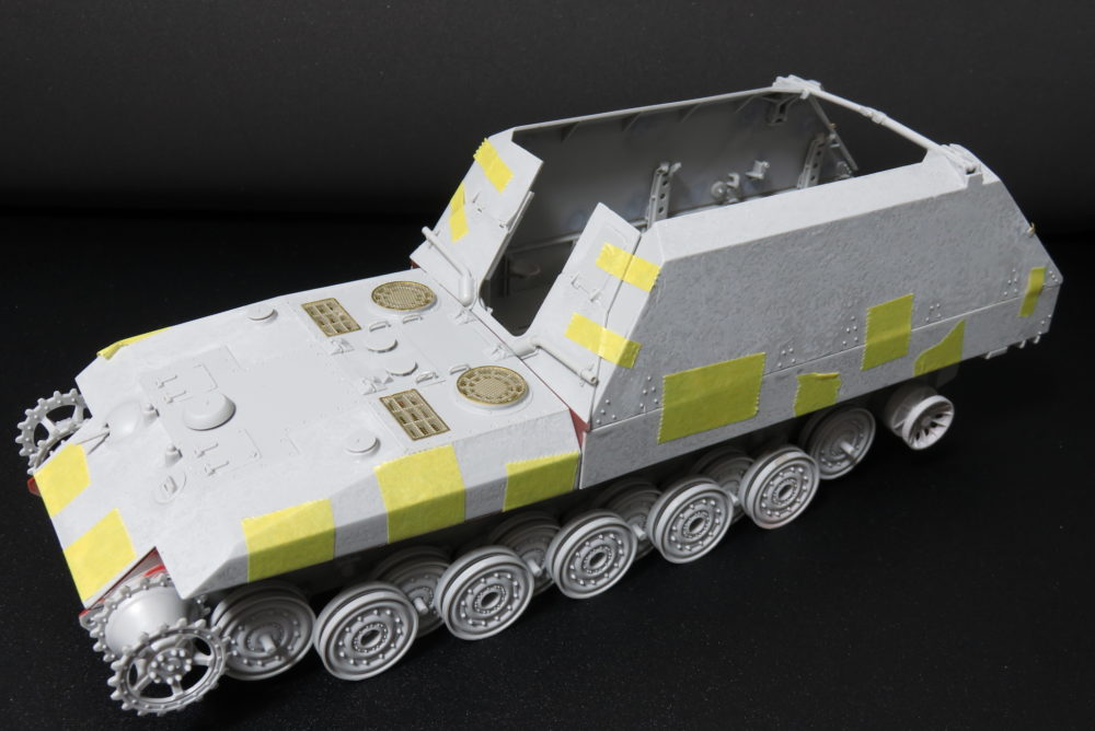 【グリレ17】装甲を取り付けて車体の完成まで持っていく