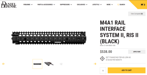 Daniel Defence RIS IIタイプのハンドガードを電動ガンに組み込んでみた